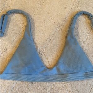 Swim | Textured Blue Bikini Set | Poshmark